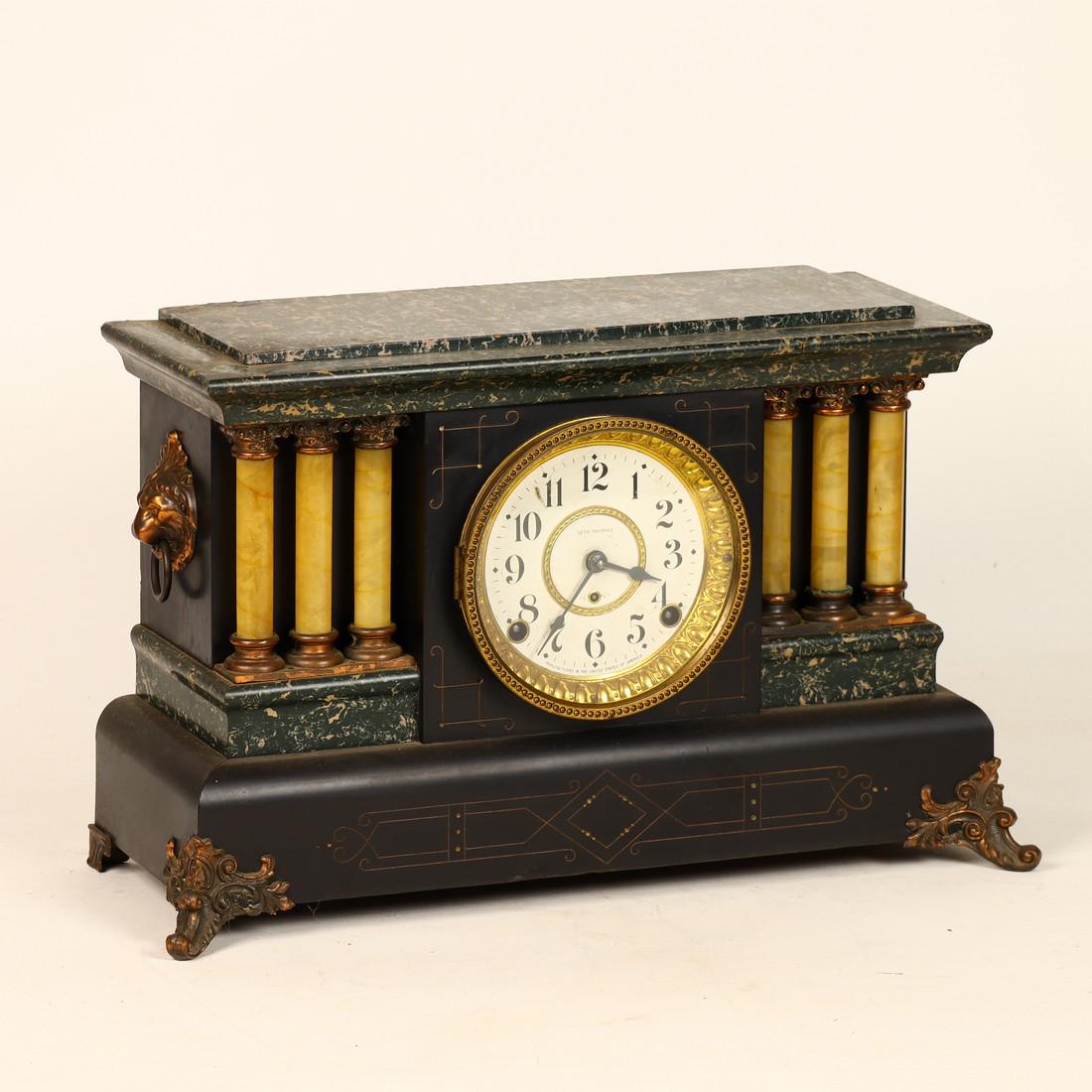 Seth Thomas Mechanical Mantle Clock With Key