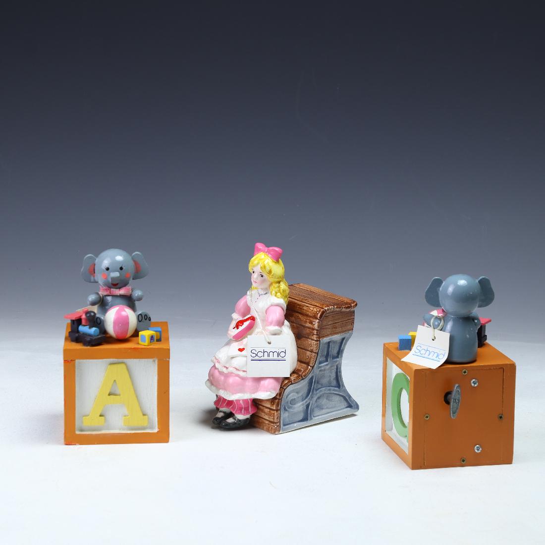 Three Vintage Schmid Porcelain Music Boxes - Mar 25, 2023 | TEG Auction ...