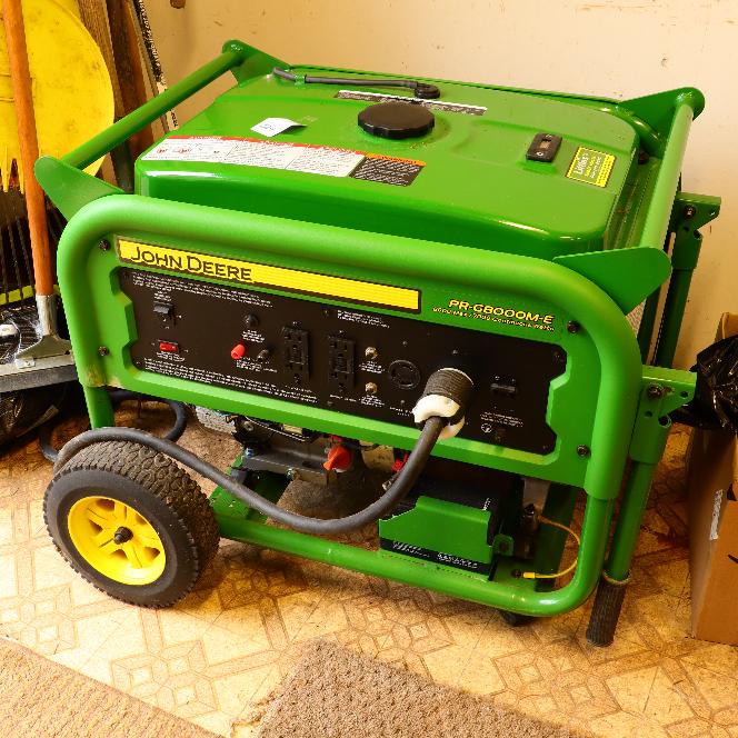 John Deere Generator Pr G8000m-e Like New Auction