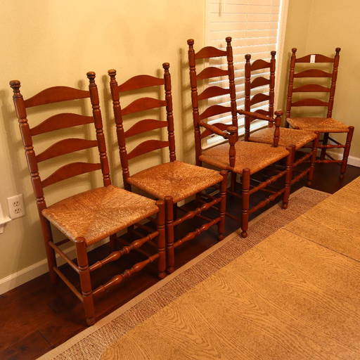 Five Vintage Pennsylvania House Dining Chairs