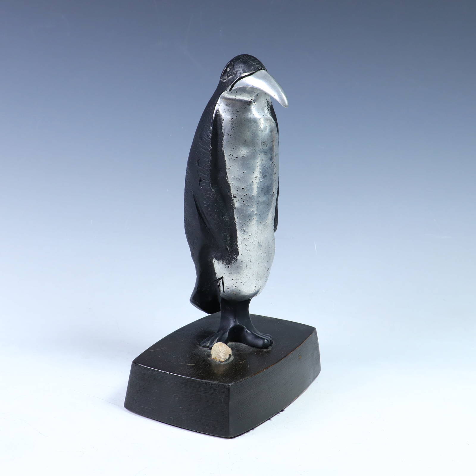 Heavy Metal Penguin Sculpture Auction