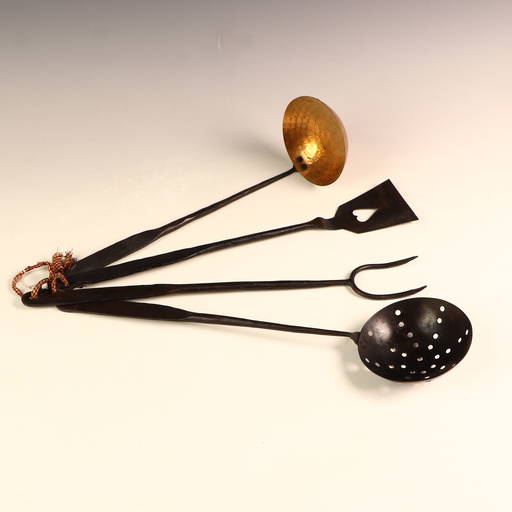 Primitive Iron Kitchen Utensils