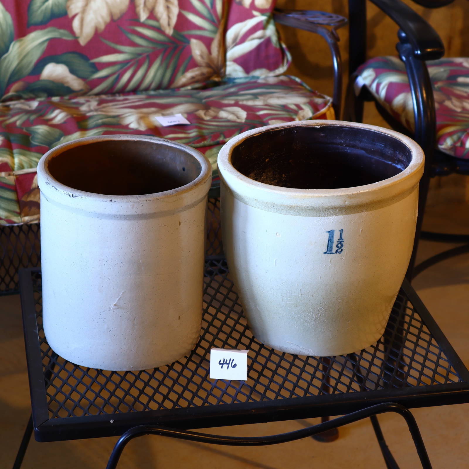 Two Small Crocks Auction