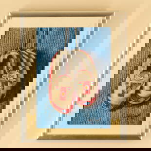 Original Large Tony Abeyta Native American Kachina Embossed Painting On ...