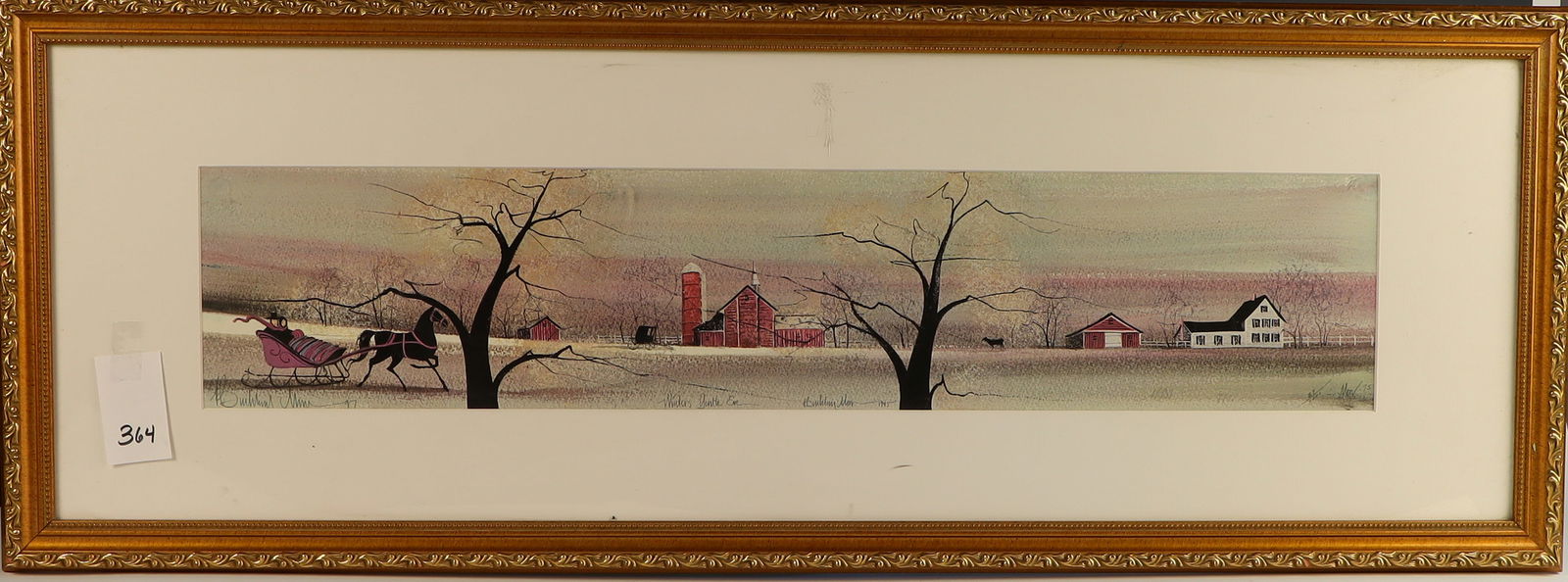 P. Buckley Moss Signed And Numbered Print Auction