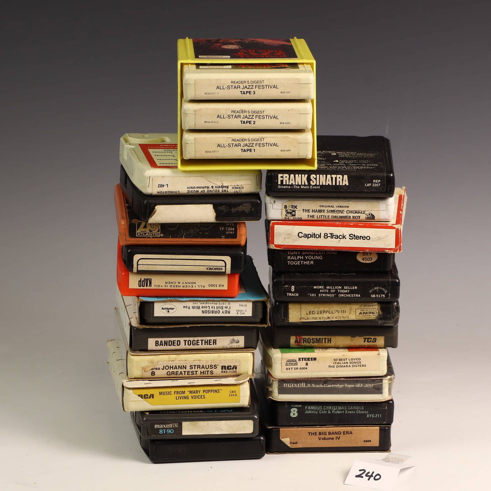 Vintage 8 Track Tapes Lot Auction