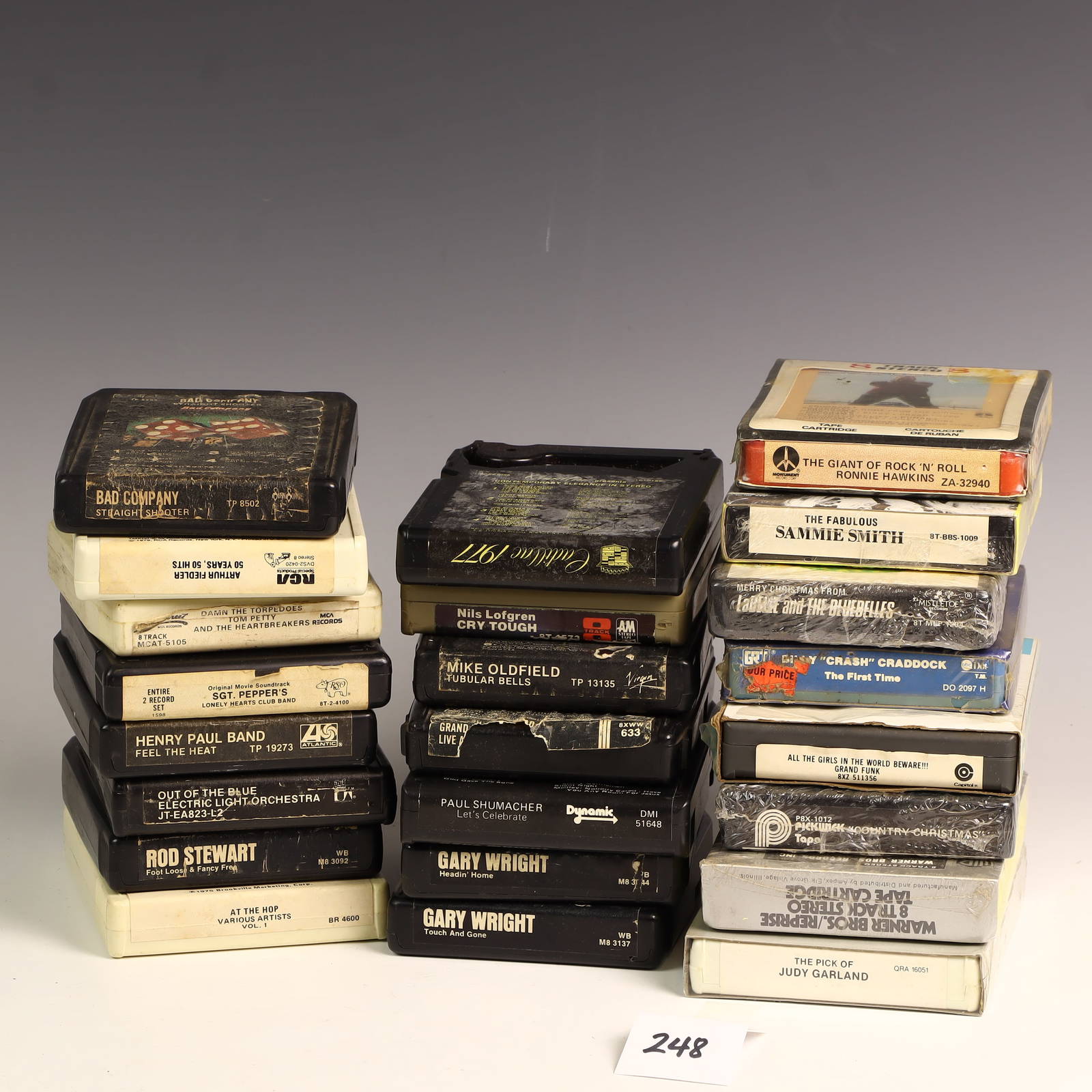 Vintage 8 Track Tapes Lot Auction