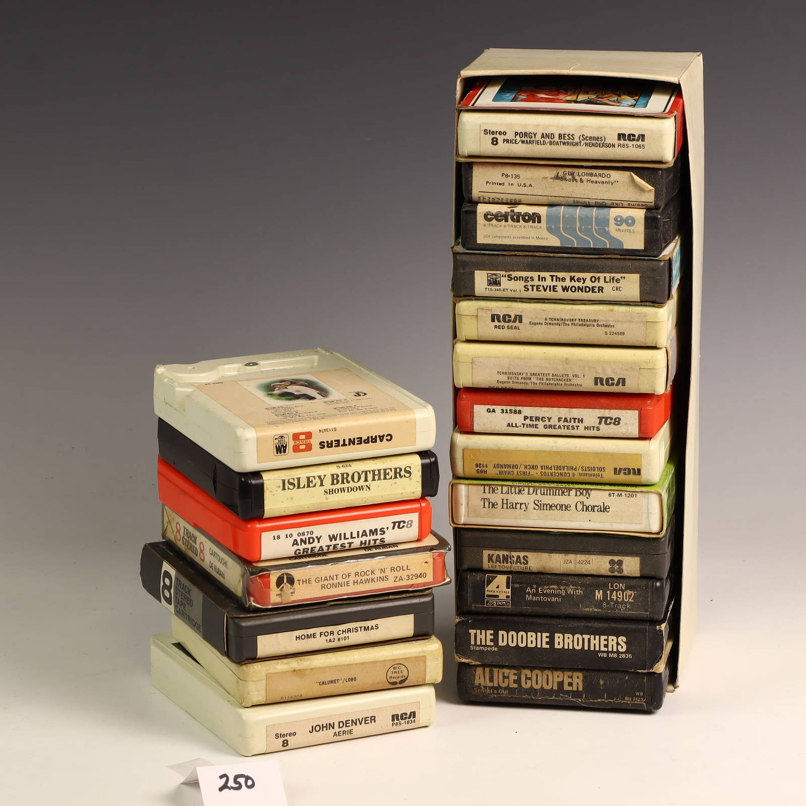 Vintage 8 Track Tapes Lot Auction
