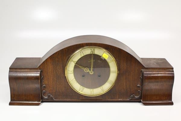 Vintage German Baduf Mantle Clock with key