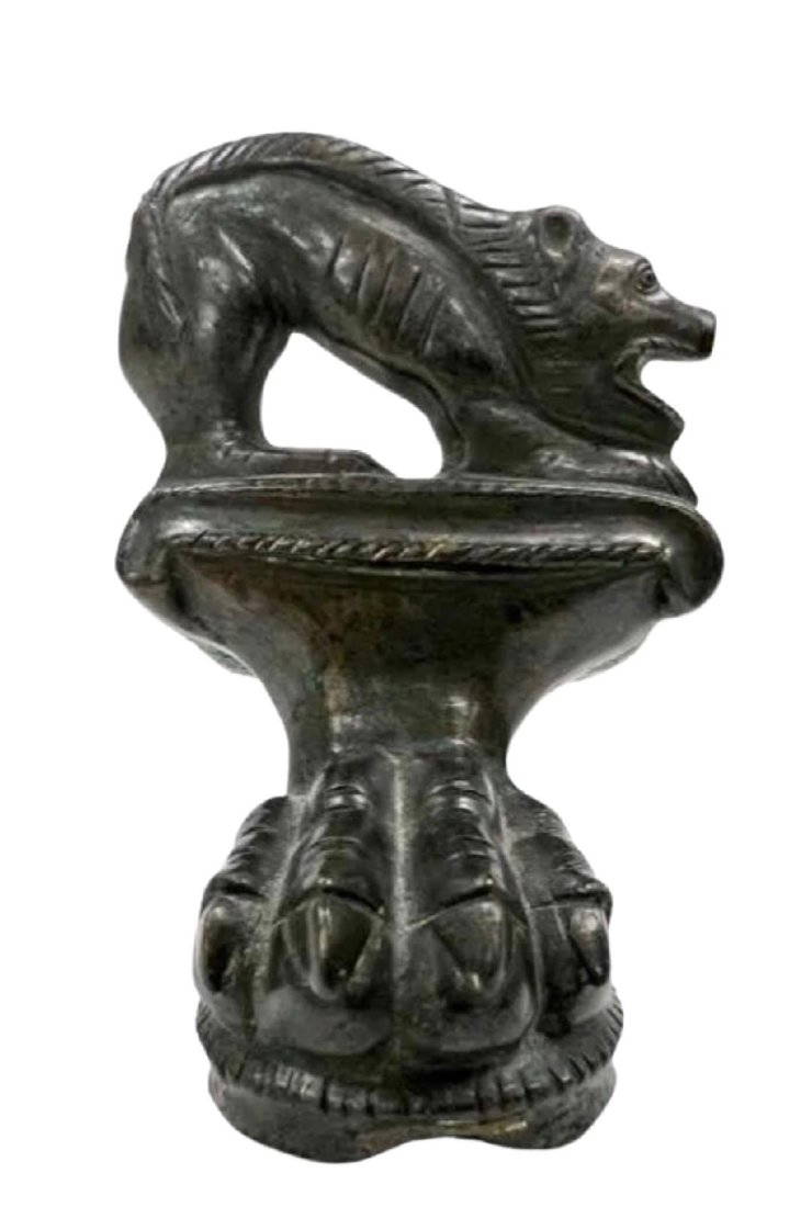 Ancient Roman Bronze Foot. Auction