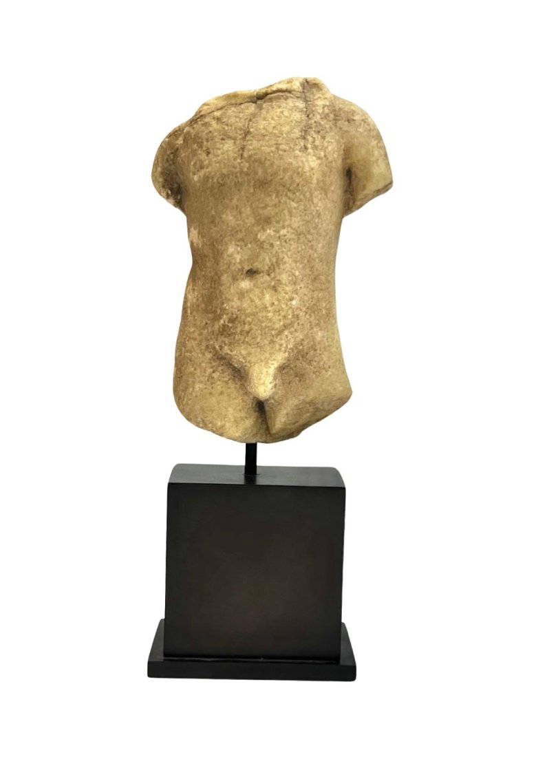 Roman Marble Torso Of Apollo. Auction