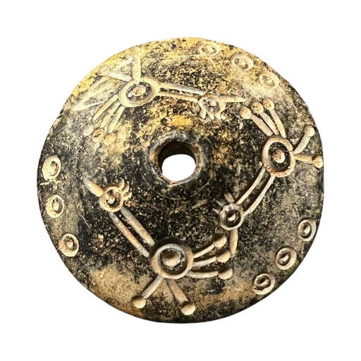 Ancient Roman Stone Spindle Whorls.