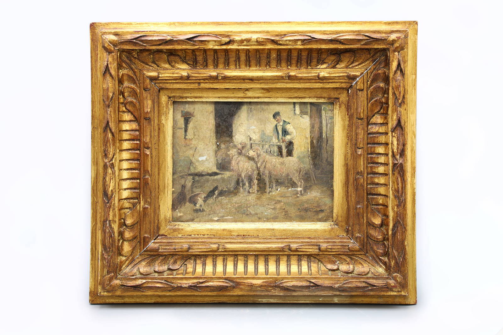 Antique 1900s American Art Oil Painting By Frederick Porter Vinton Auction