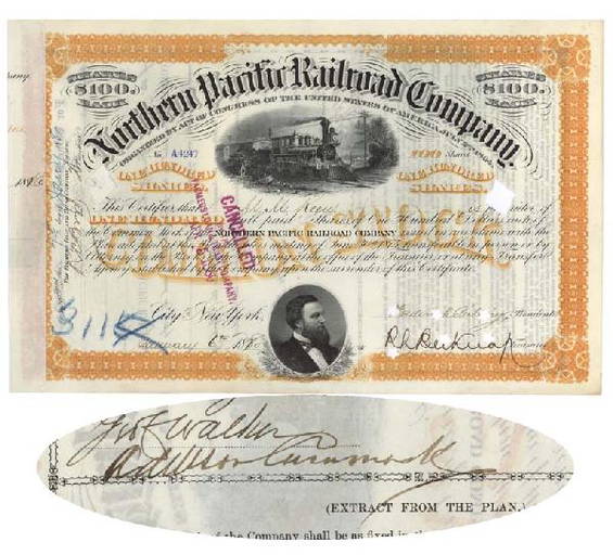 Np Railroad Stock Witnessed By Addison Cammack