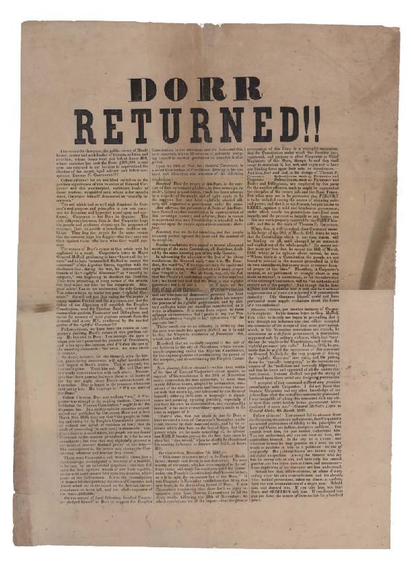 104: In The Wake Of The Dorr Rebellion