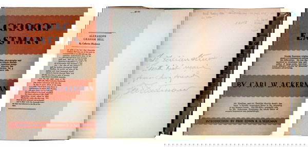 Signed Biography Of George Eastman Presented By Th