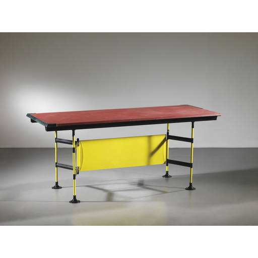 Studio Bbpr Spazio Table, Metal And Plastic Material Structure