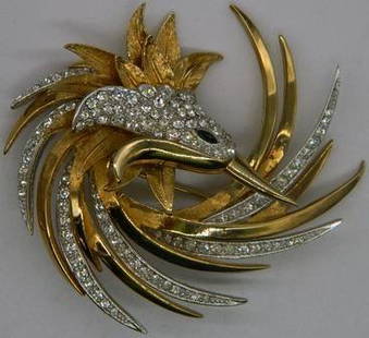 Mid Cent Bird Brooch Designed By Marcel Boucher