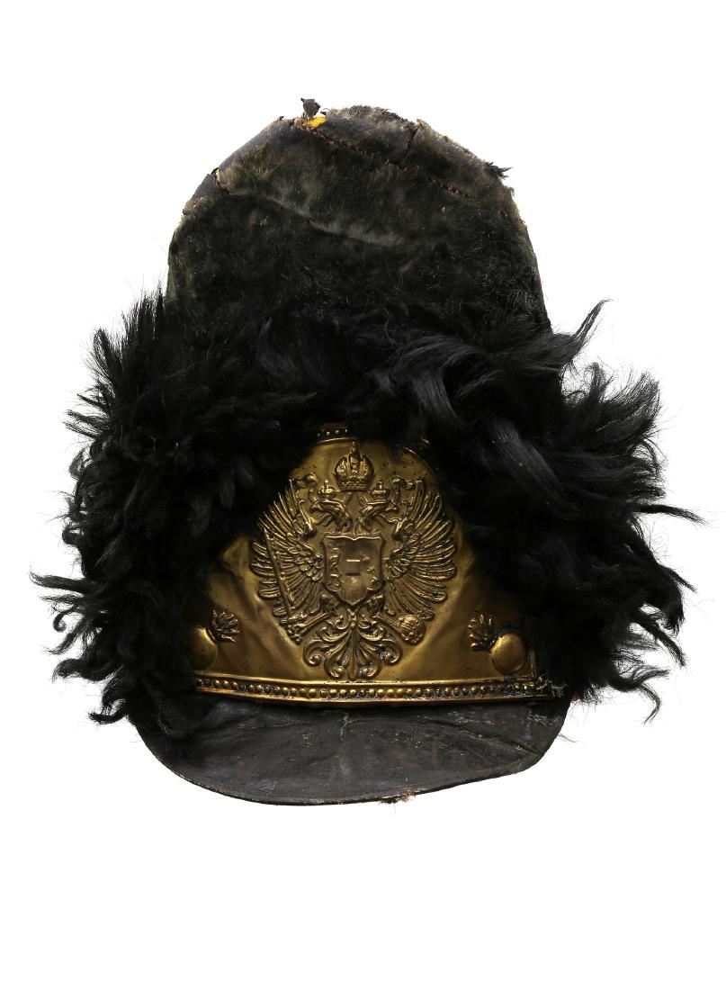 AUSTRIAN INFANTRY GRENADIER HAT, CA. 1806