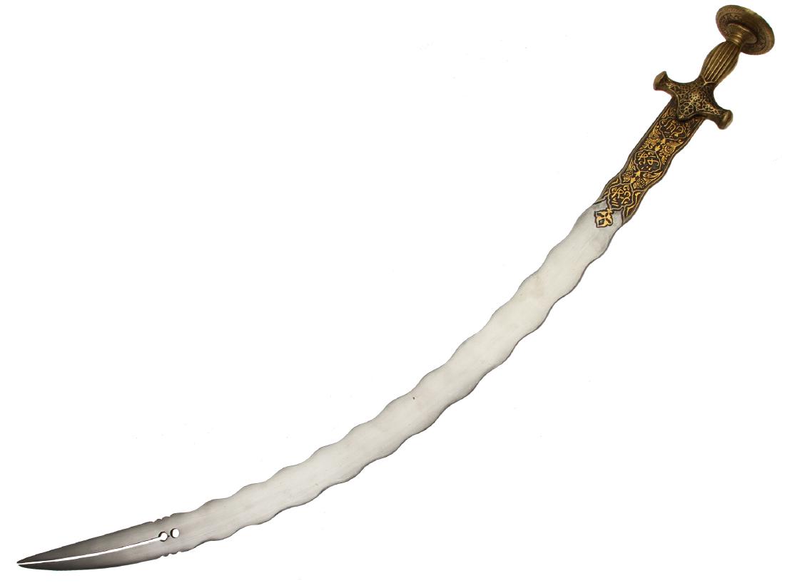 INDIAN TULWAR SWORD WITH KOFTGARI
