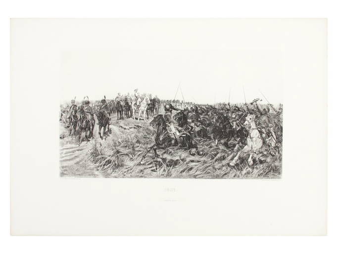 A BATTLE OF FRIEDLAND PRINT BY ERNEST MEISSONIER, 1880S - Jul 26, 2020 ...