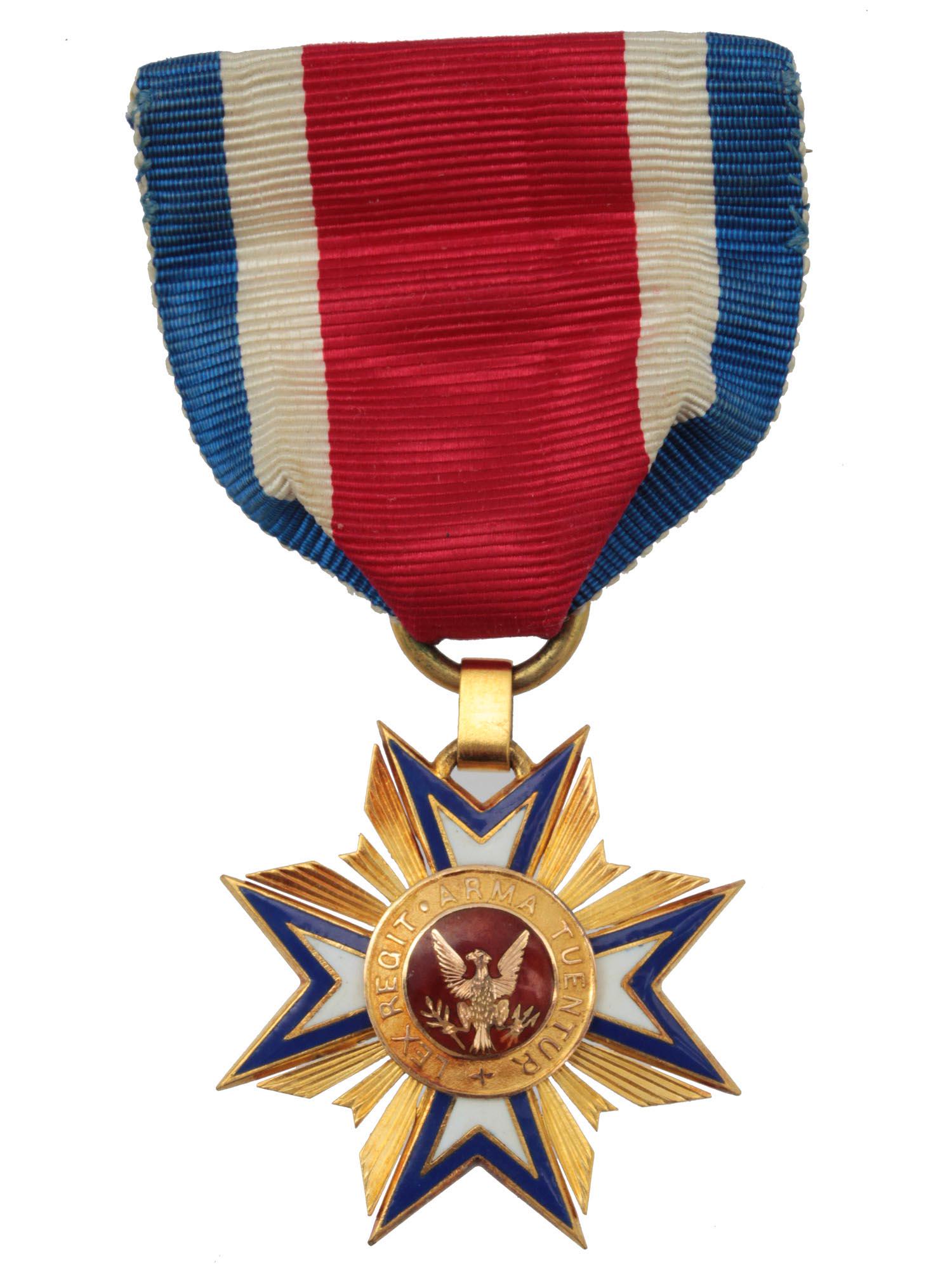 A 14k Gold Order Of The Loyal Legion Medal