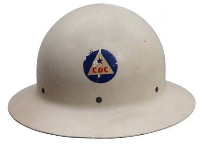 Ww2 Us Civil Defence Unit Helmet, O.c.d.