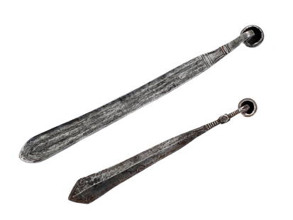 A Set Of Two Steel Tibetan Chiropractic Tools