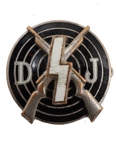 A German Wwii Deutsche Youth Dj Shooting Marksman Badge