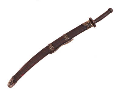 Two Qing Dynasty Chinese Sword