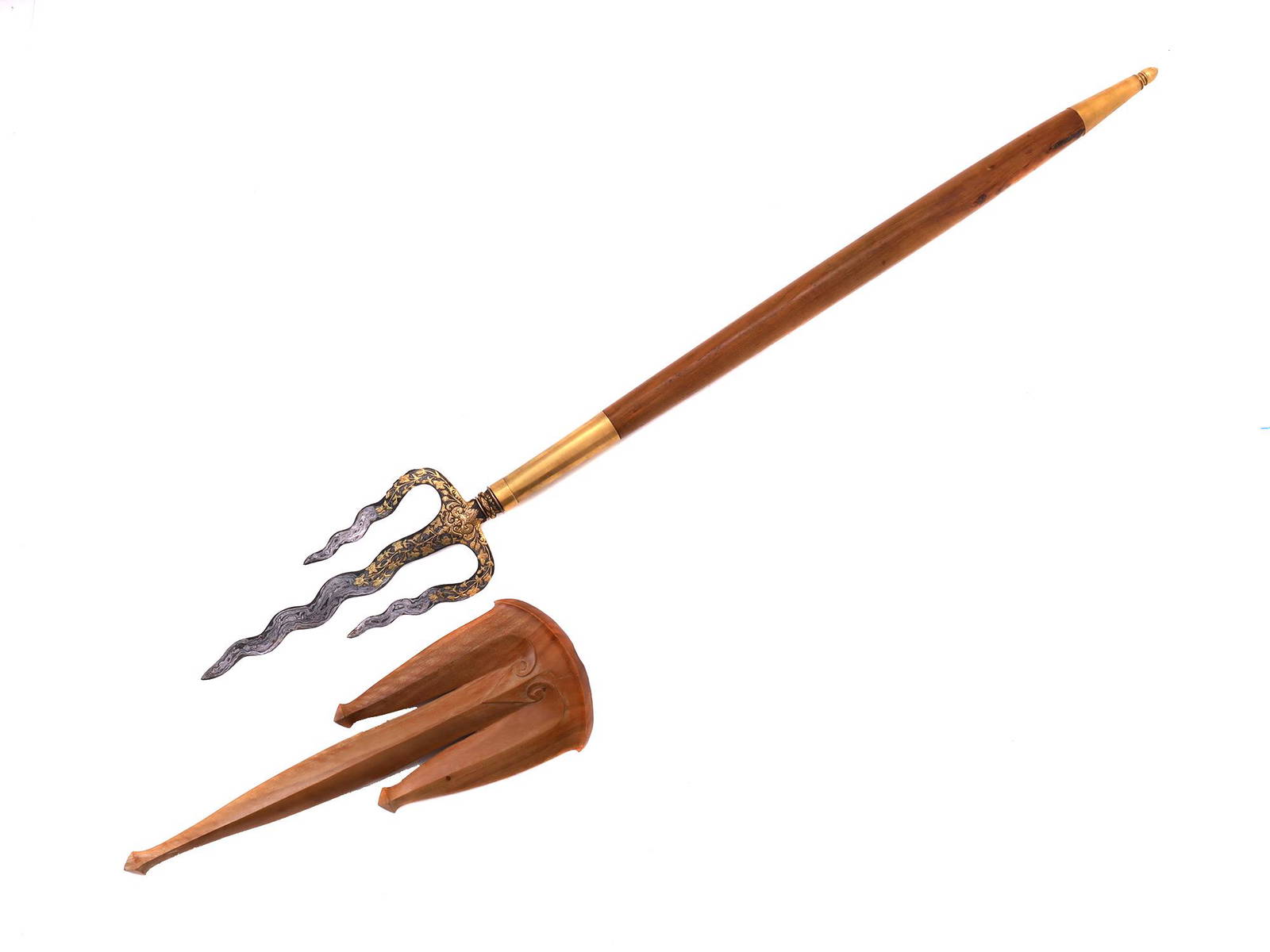 A SOUTH-EAST ASIAN TRIDENT WITH GOLD INLAY (#0357) on Apr 02, 2023 ...