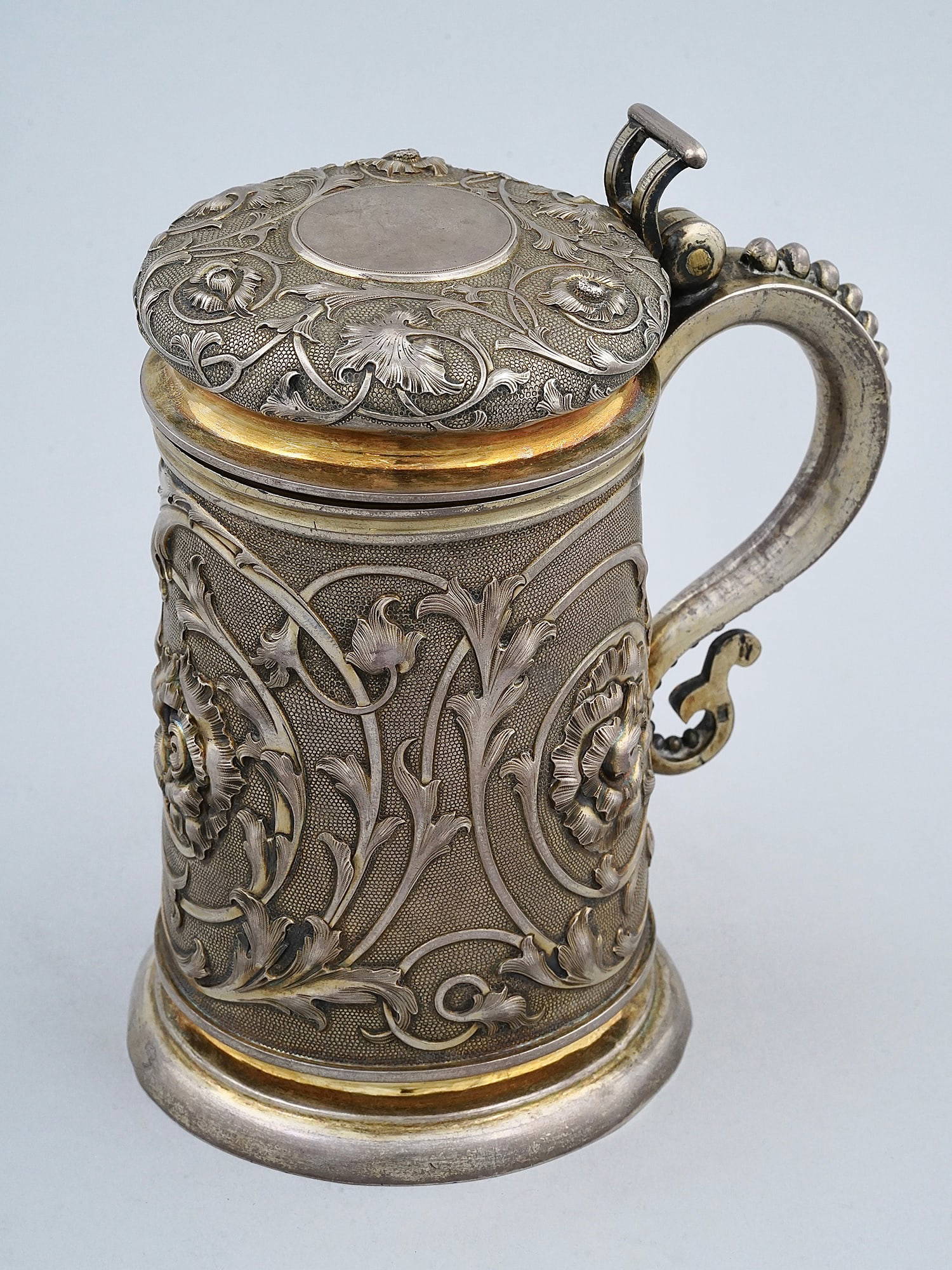 A Russian Silver Tankard. Moscow, End 19th Century. Auction