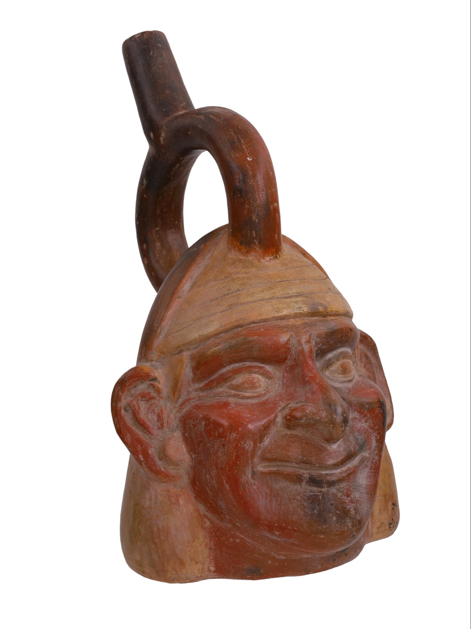 A Pre-columbian Mayan Ceramic Effigy Stirrup-spout Vessel Auction