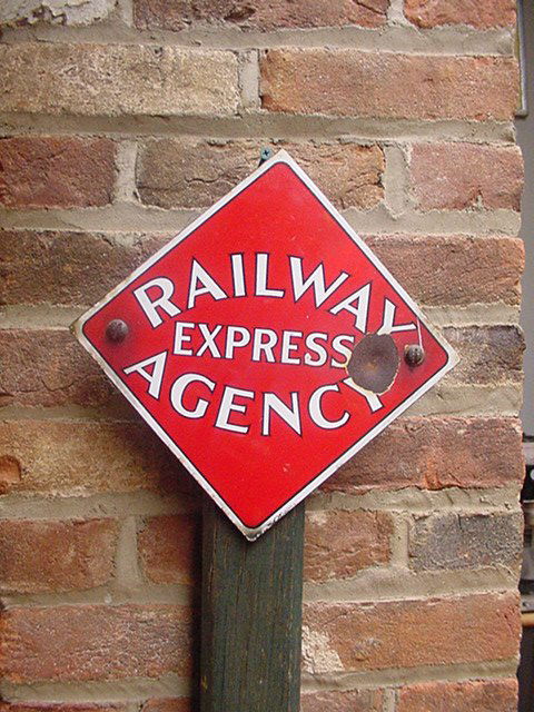 Railway Agency Express Sign