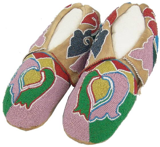 Otoe Beaded Moccasins