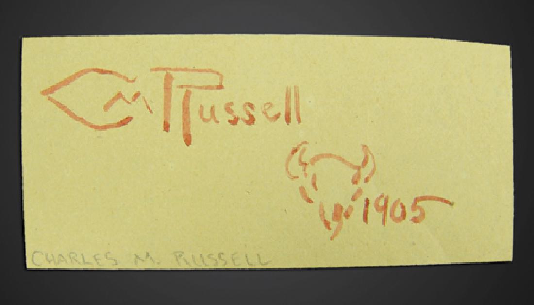 C.M. Russell Signature