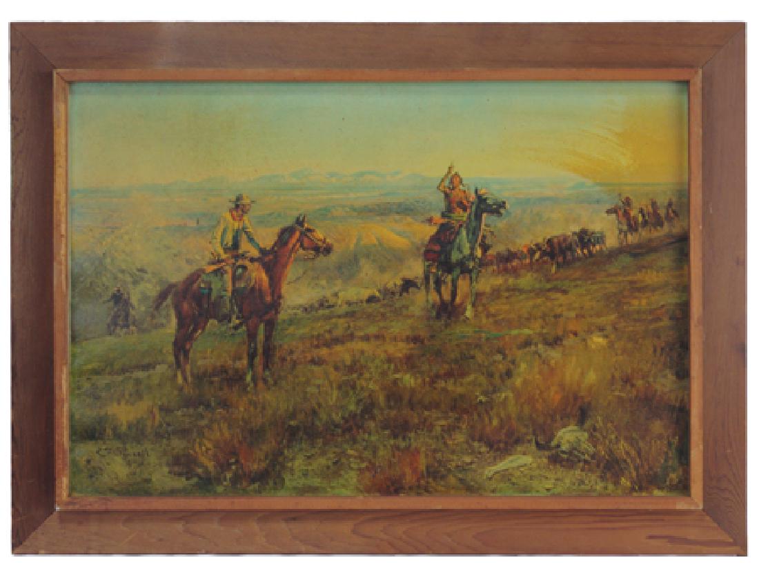 Vintage C.M. Russell Print