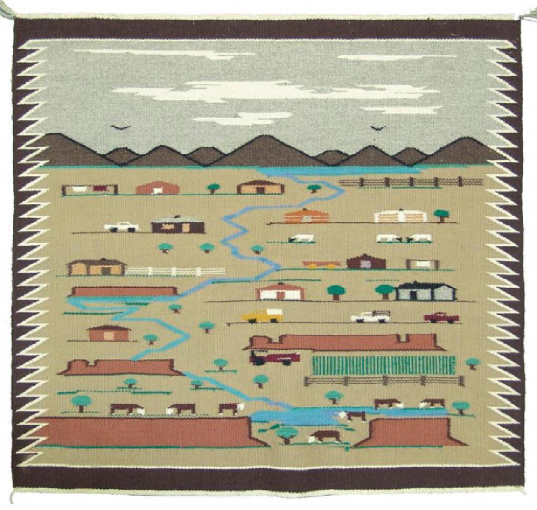 Navajo Rug Weaving Ella Mae Begay Aug 11 2018 Allard Auctions
