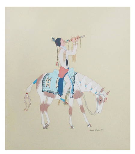 Leonard "black Moon" Riddles, Comanche (1919 2003)