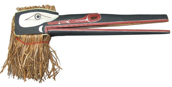 NW Coast Hamatsa Raven Mask