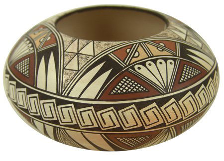 Hopi Pottery Jar - Feather Woman (Spider)