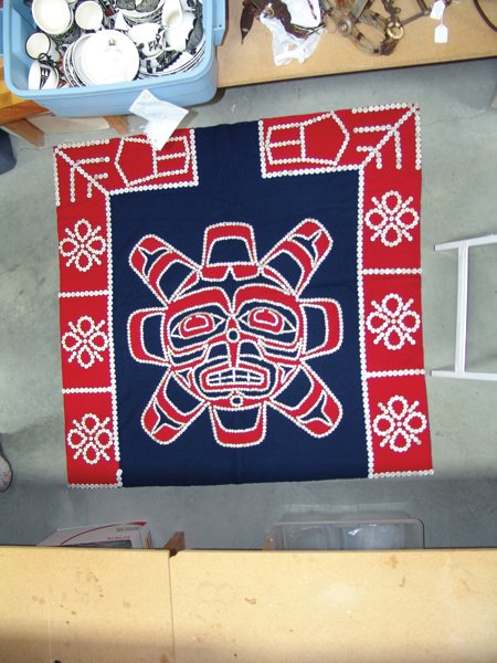 NW Coast Button Blanket - Aug 16, 2014 | Allard Auctions Inc. in MT