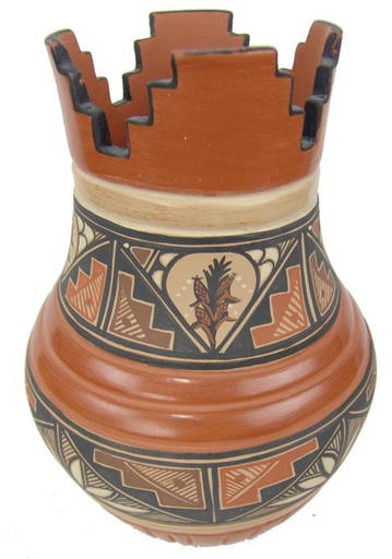 Jemez Pottery Jar Virginia "ponca" Fragua