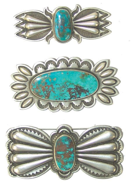 3 Navajo Brooches Edison Smith