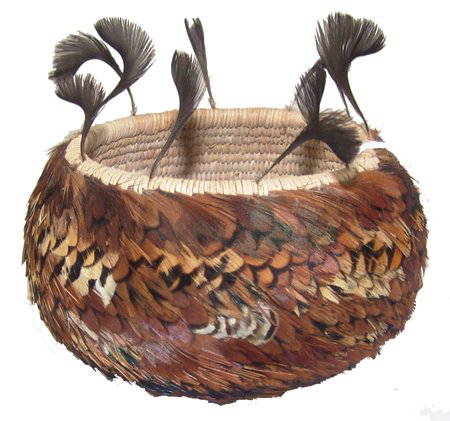 Pomo Feather Basket - Mar 12, 2016 | Allard Auctions Inc. in AZ