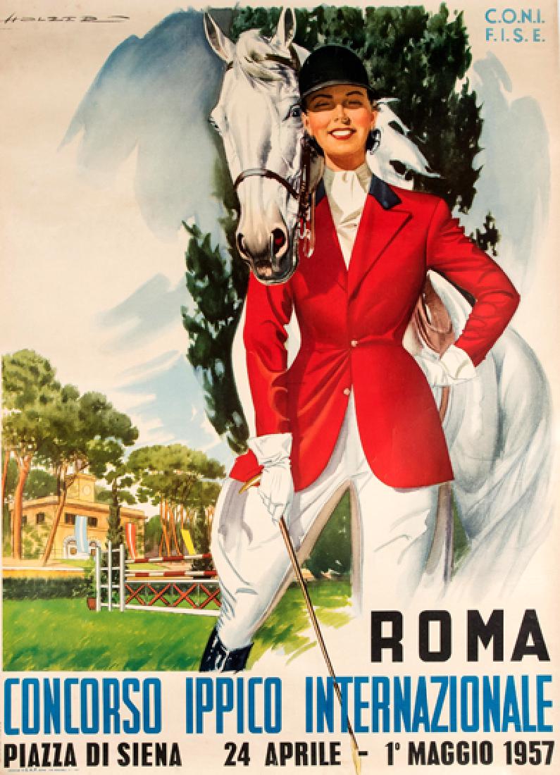 Large Italian poster for the international equestrian - Nov 13, 2017 ...