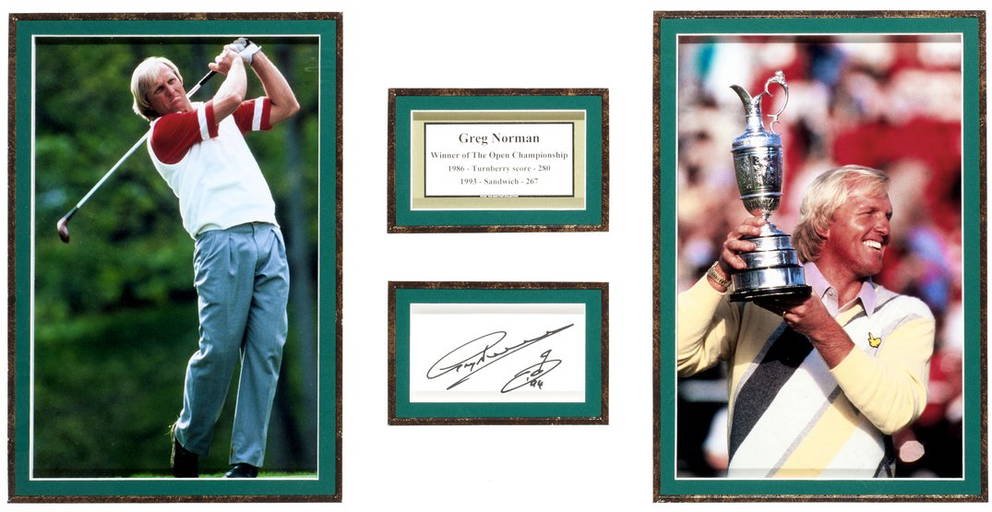 348: A signed Greg Norman 'Open Championship Winner' di - Nov 06, 2012 ...