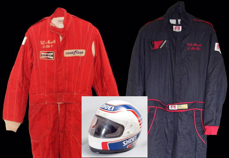 Val Musetti 1989 Race Worn Shoei Helmet With Two