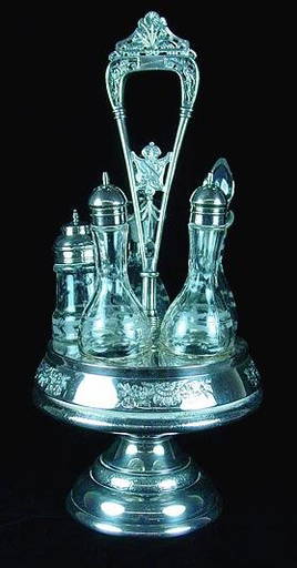 Victorian Castor Set, 5 Bottles