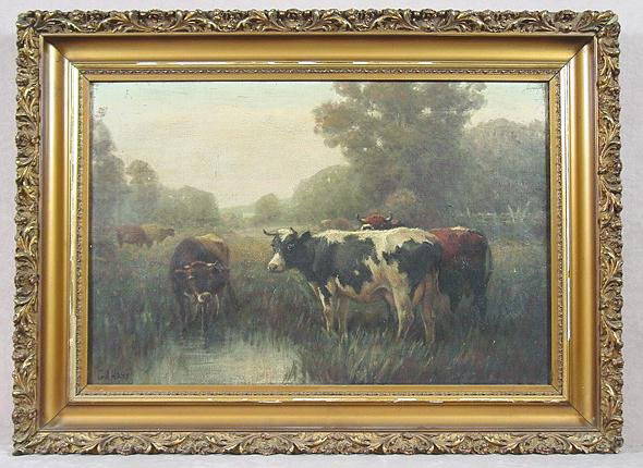 19th C. Painting By George Arthur Hays